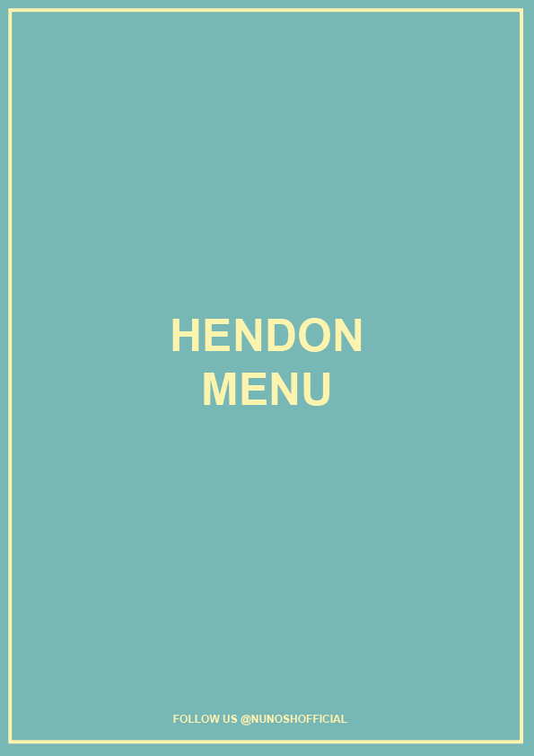 Nu Nosh Menu