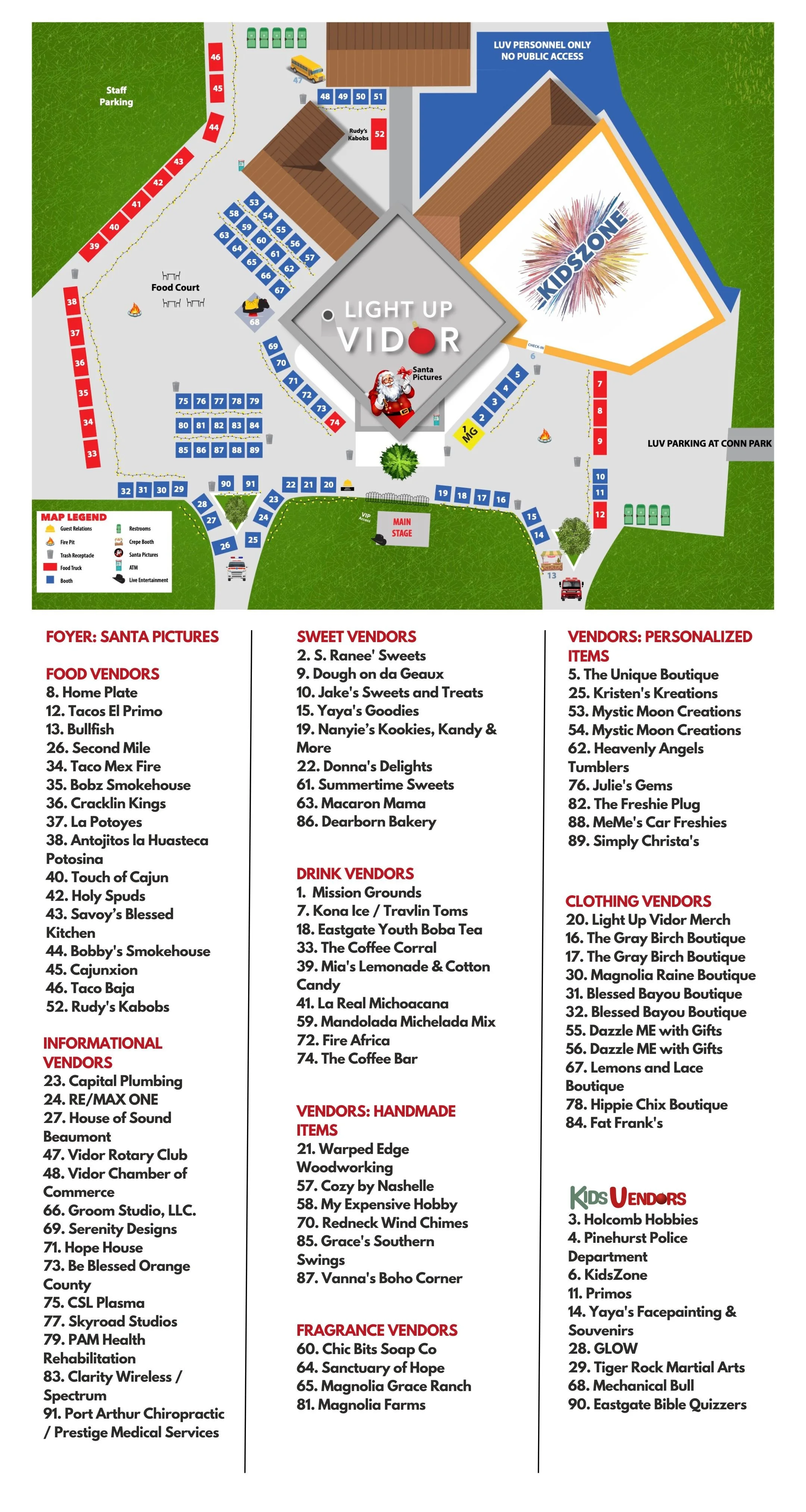 Vendor Map — Light Up Vidor