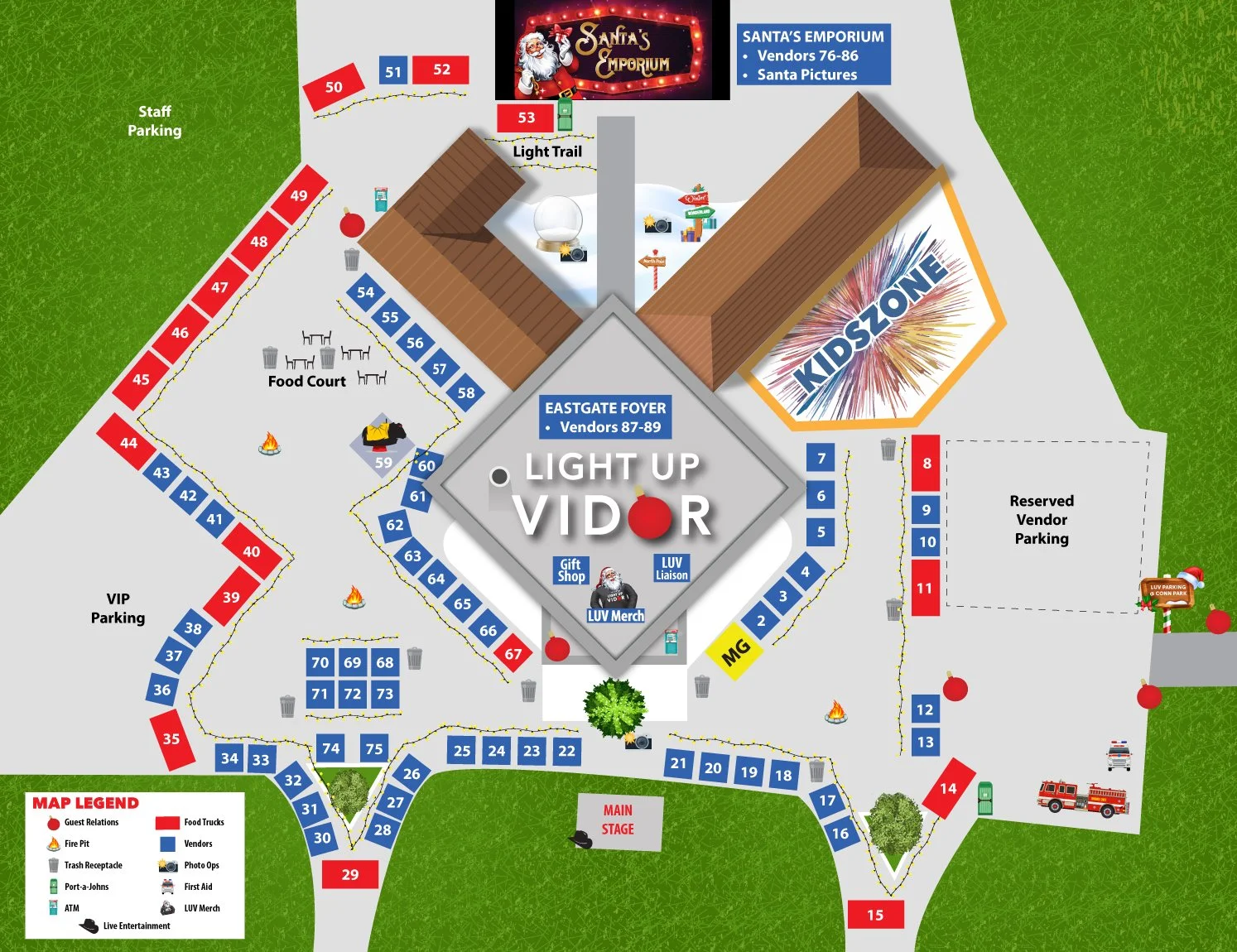 Vendor Map — Light Up Vidor
