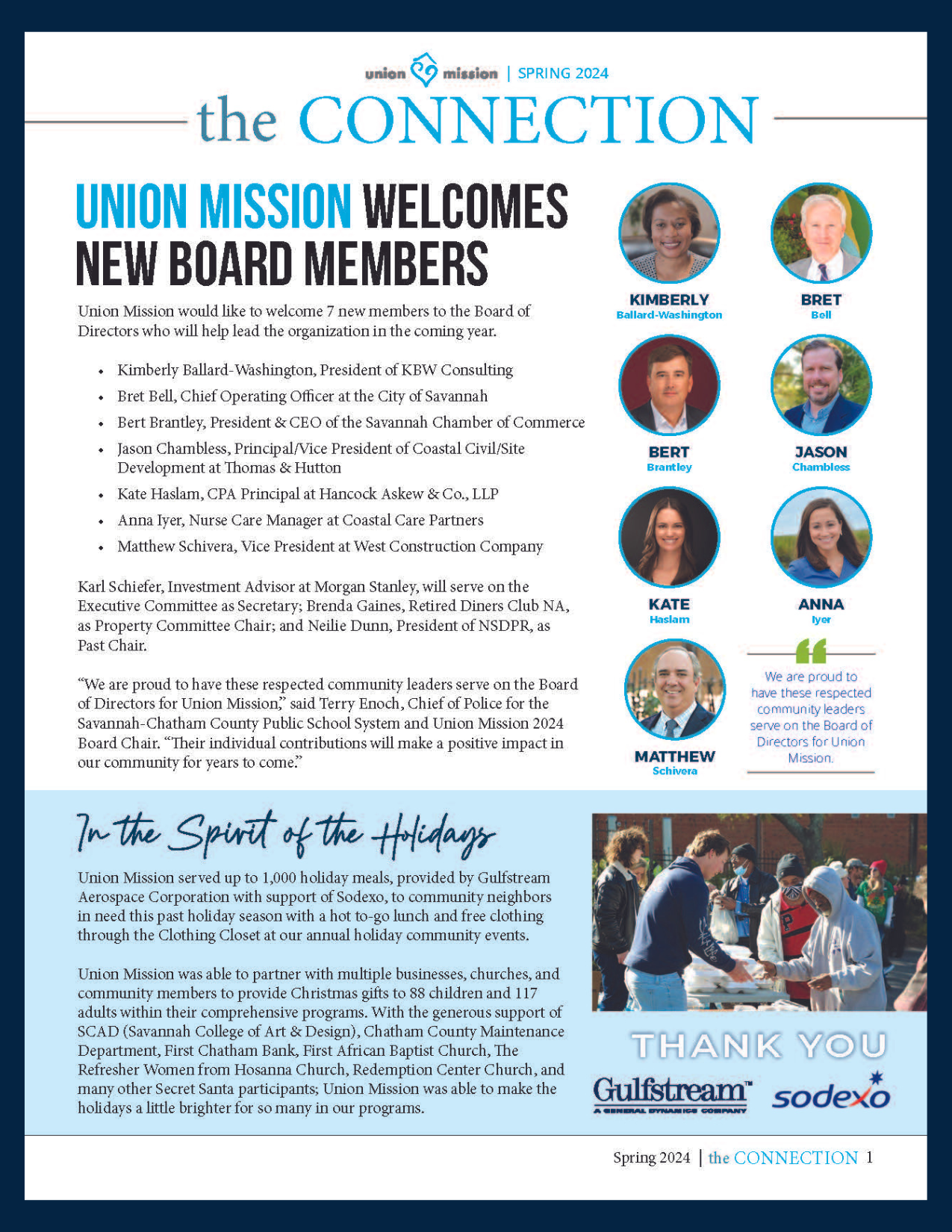 Newsletters — Union Mission