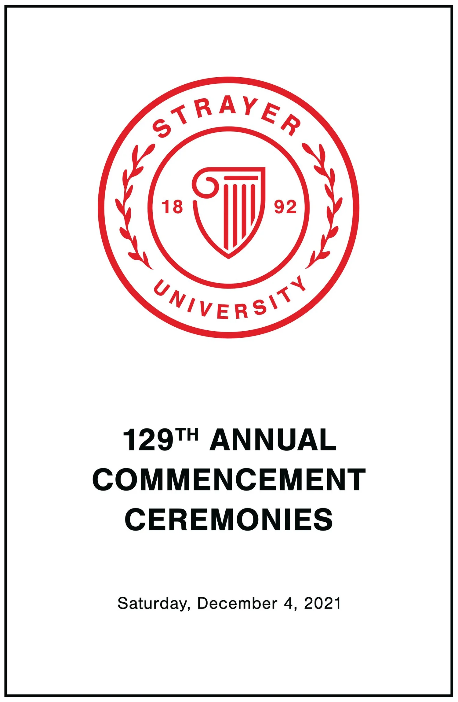 Winter Commencement 2021 — Strayer University Virtual Commencement
