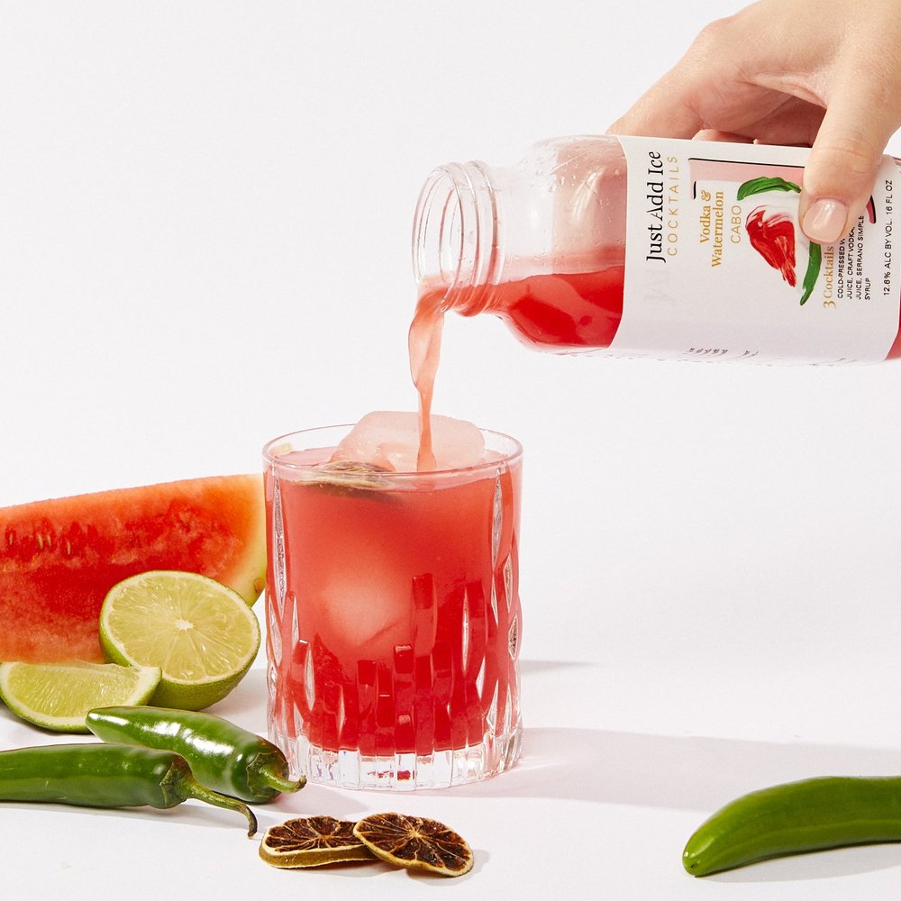 Just Add Ice Cocktails : Cold-Pressed Juice Cocktails