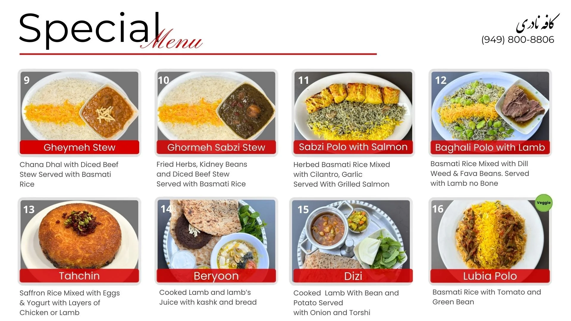 CAFE NADERI — KIMIA KITCHEN