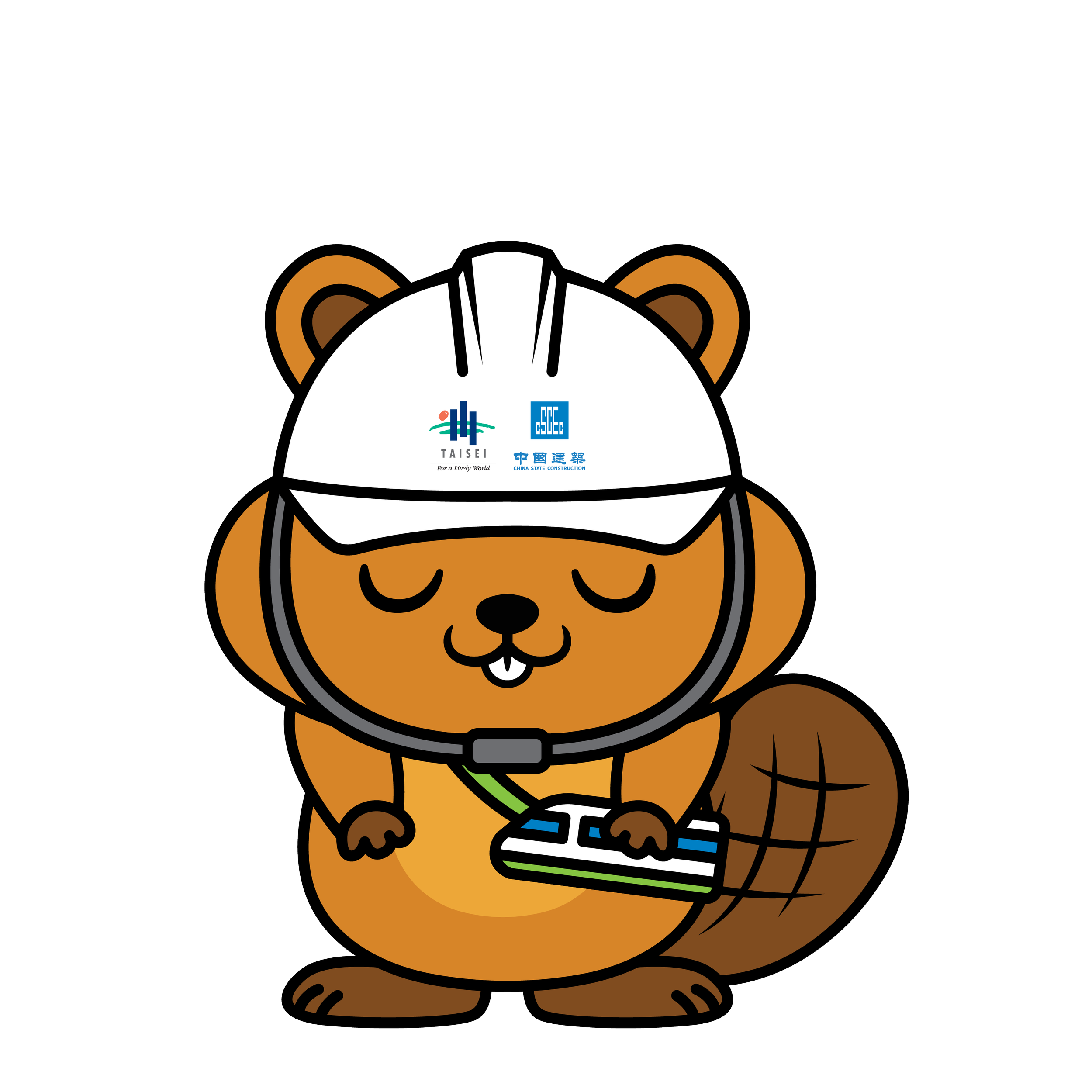 TCSJV Construction Mascot Design — Edna Chew Graphic Design Portfolio