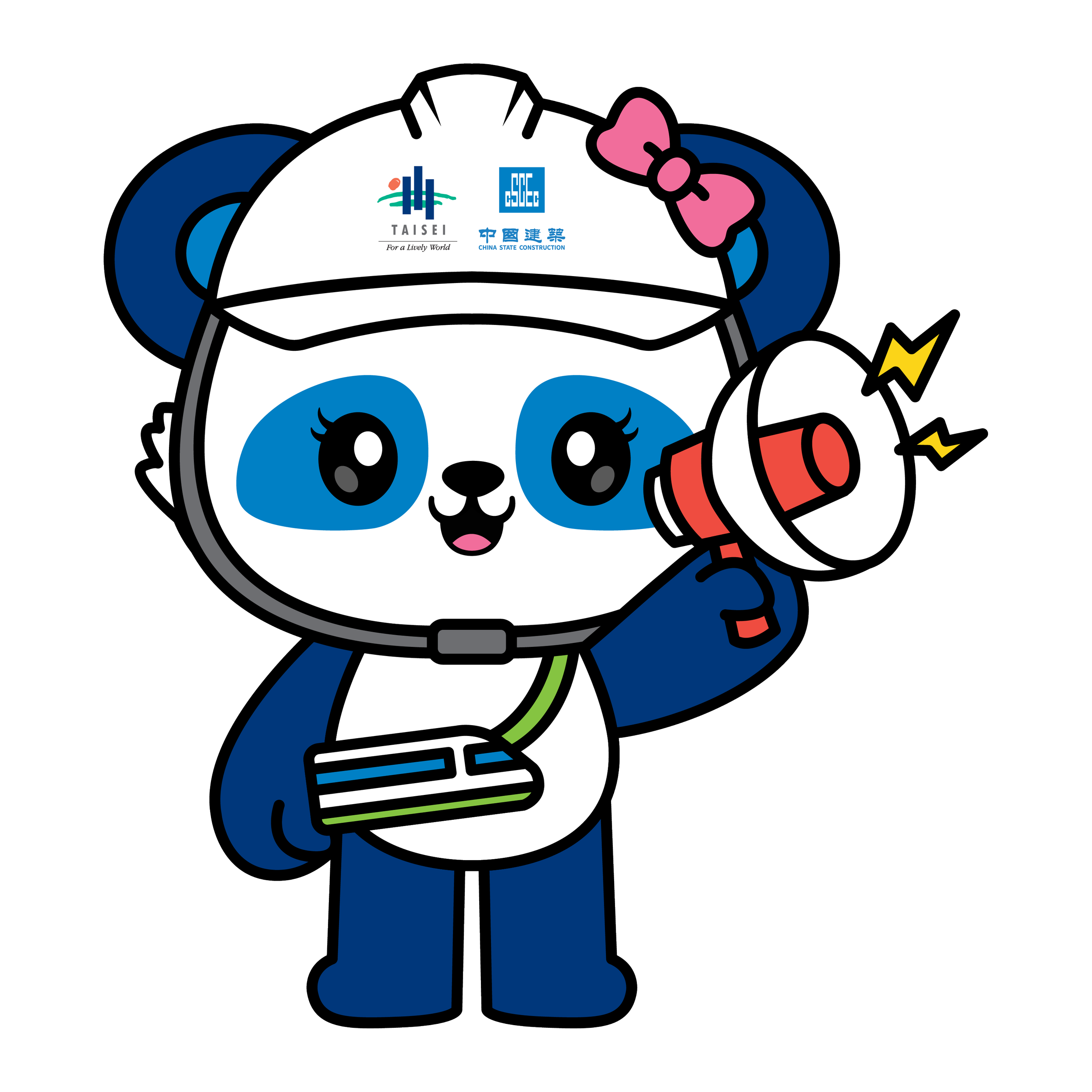 TCSJV Construction Mascot Design — Edna Chew Graphic Design Portfolio