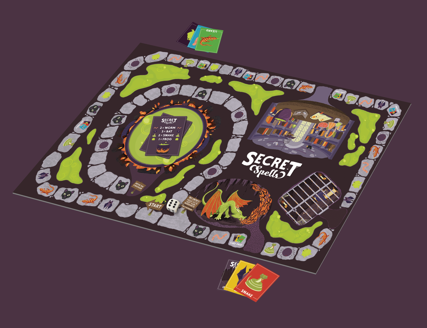 Secret Spells - Board game design — Oldmangrey.com