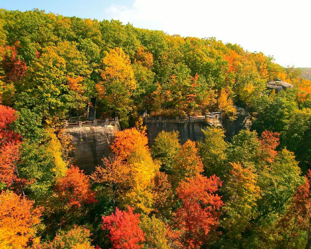 Fantastic Fall Foliage in the Allegheny National Forest: Kinzua Skywalk ...
