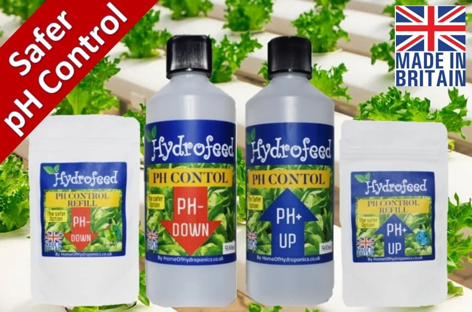 The Hydrofeed range of Hydroponics nutrients and pH Control, pH UP and ...