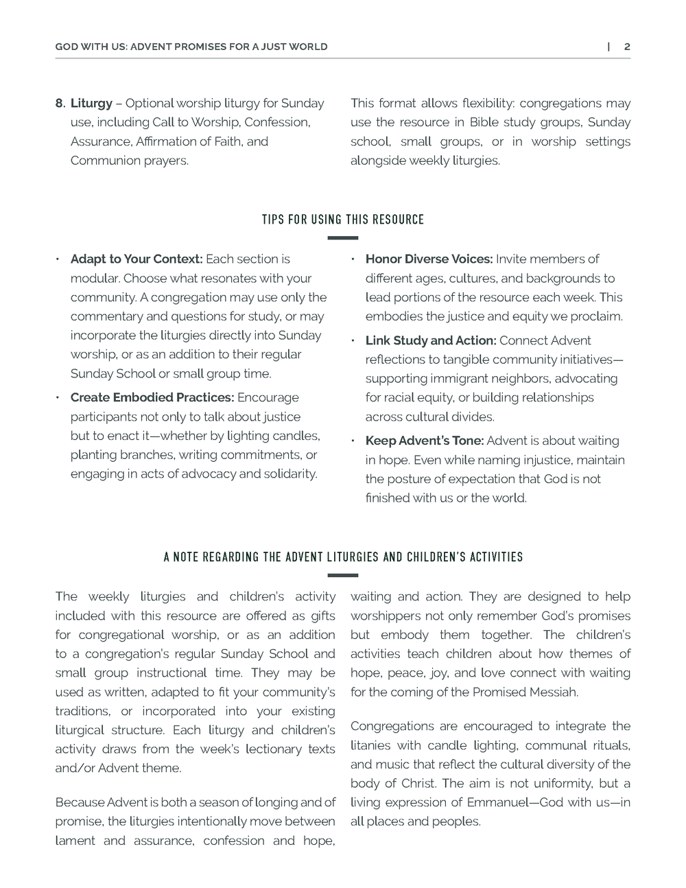 God With Us: Advent Promises For A Just World (Year C) — R-Squared