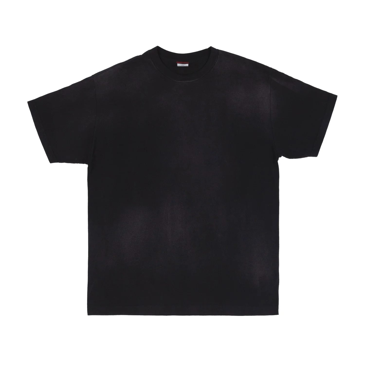 Plain Black T Shirt Front And Back