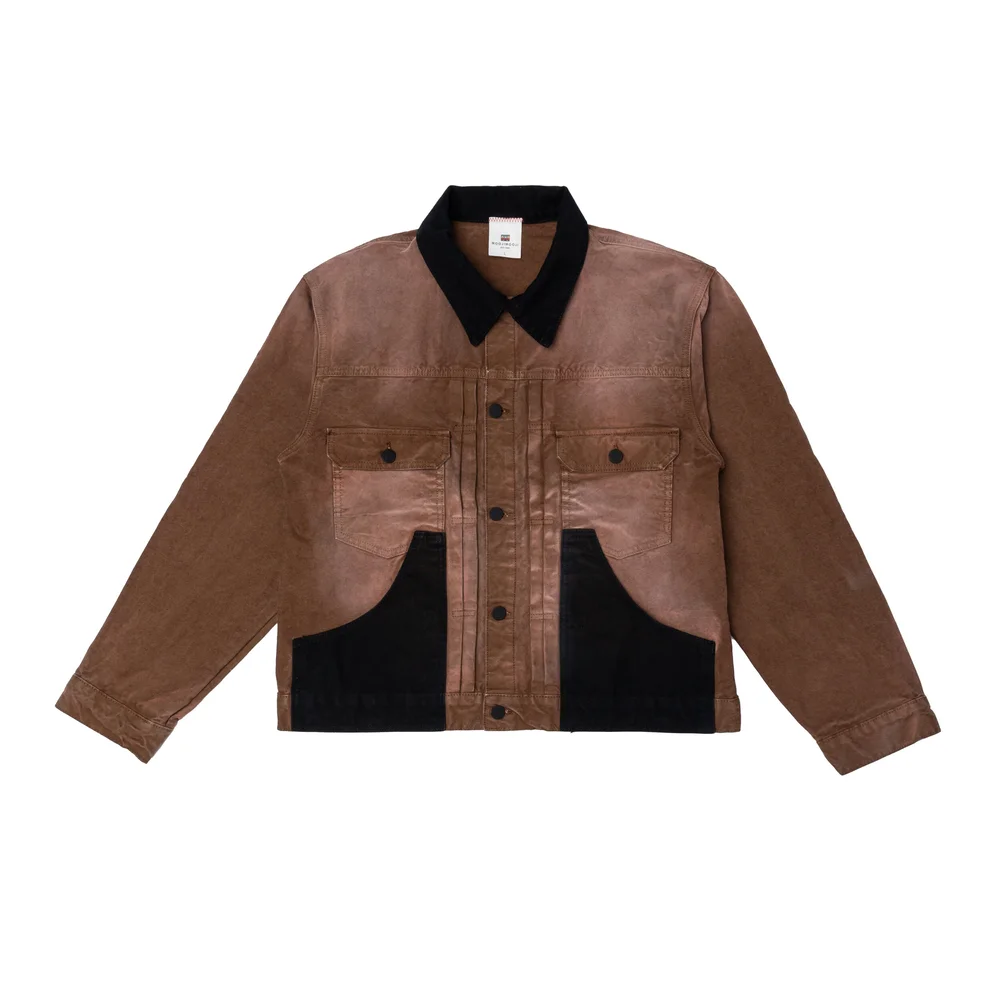 MOOJI WORK JACKET 03 AGED BROWN — MOOJIMOOJI
