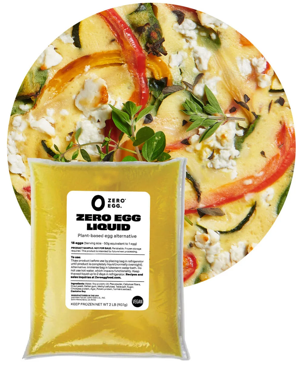 Plant-based egg with real taste and texture — Zero Egg: Plant-based ...
