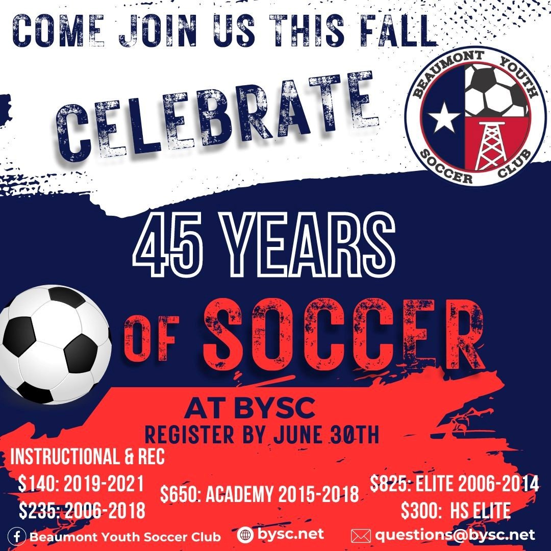 BEAUMONT YOUTH SOCCER CLUB