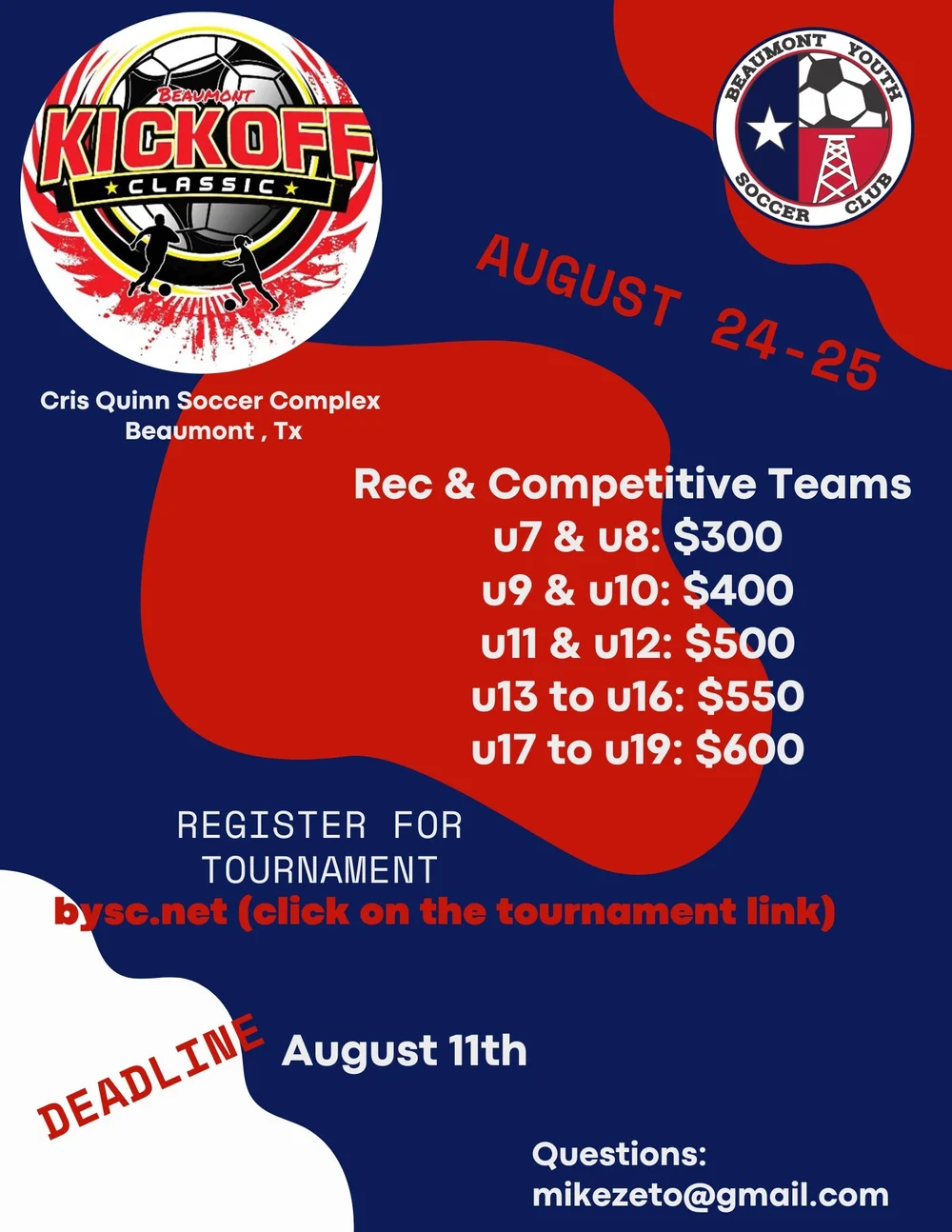 BEAUMONT YOUTH SOCCER CLUB