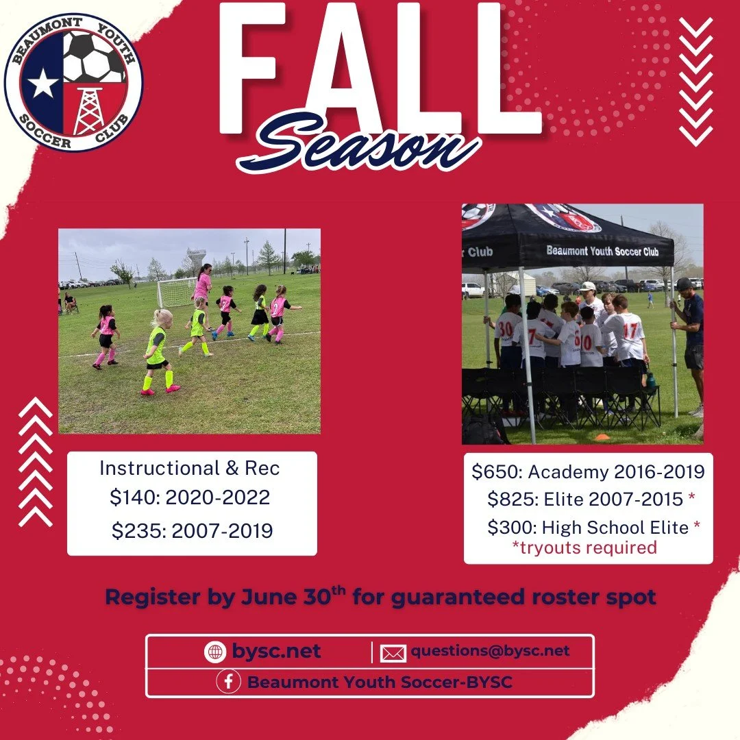 BEAUMONT YOUTH SOCCER CLUB