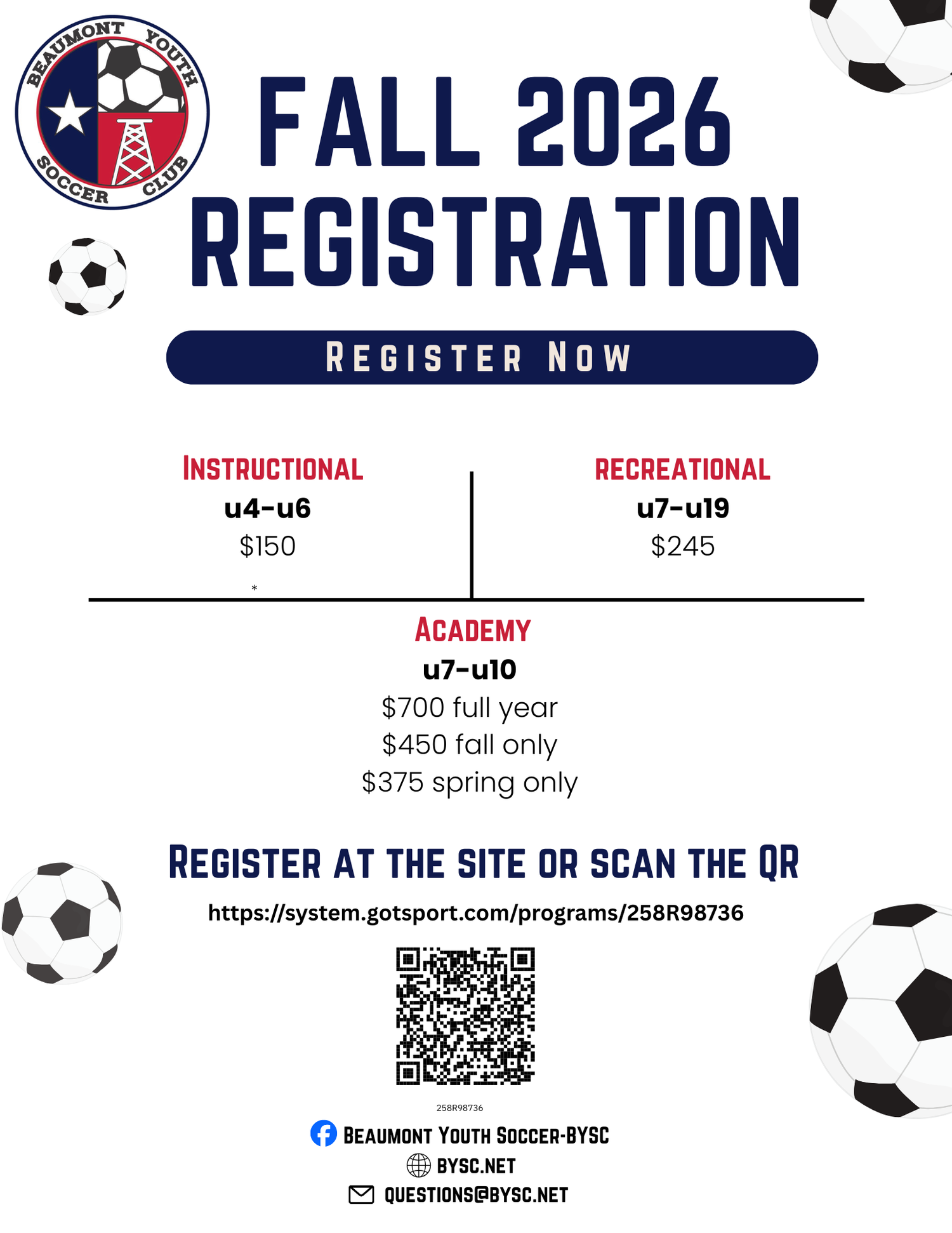 BEAUMONT YOUTH SOCCER CLUB