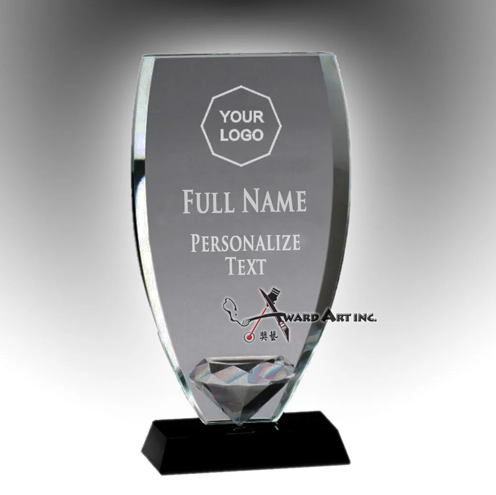 Customized Desktop GLASS & CRYSTAL Awards of vary Shapes and Themes for ...