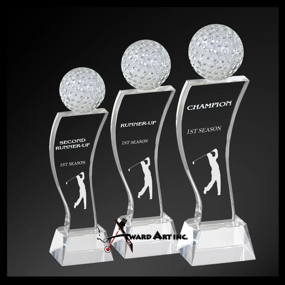Customized Desktop GLASS & CRYSTAL Awards of vary Shapes and Themes for ...
