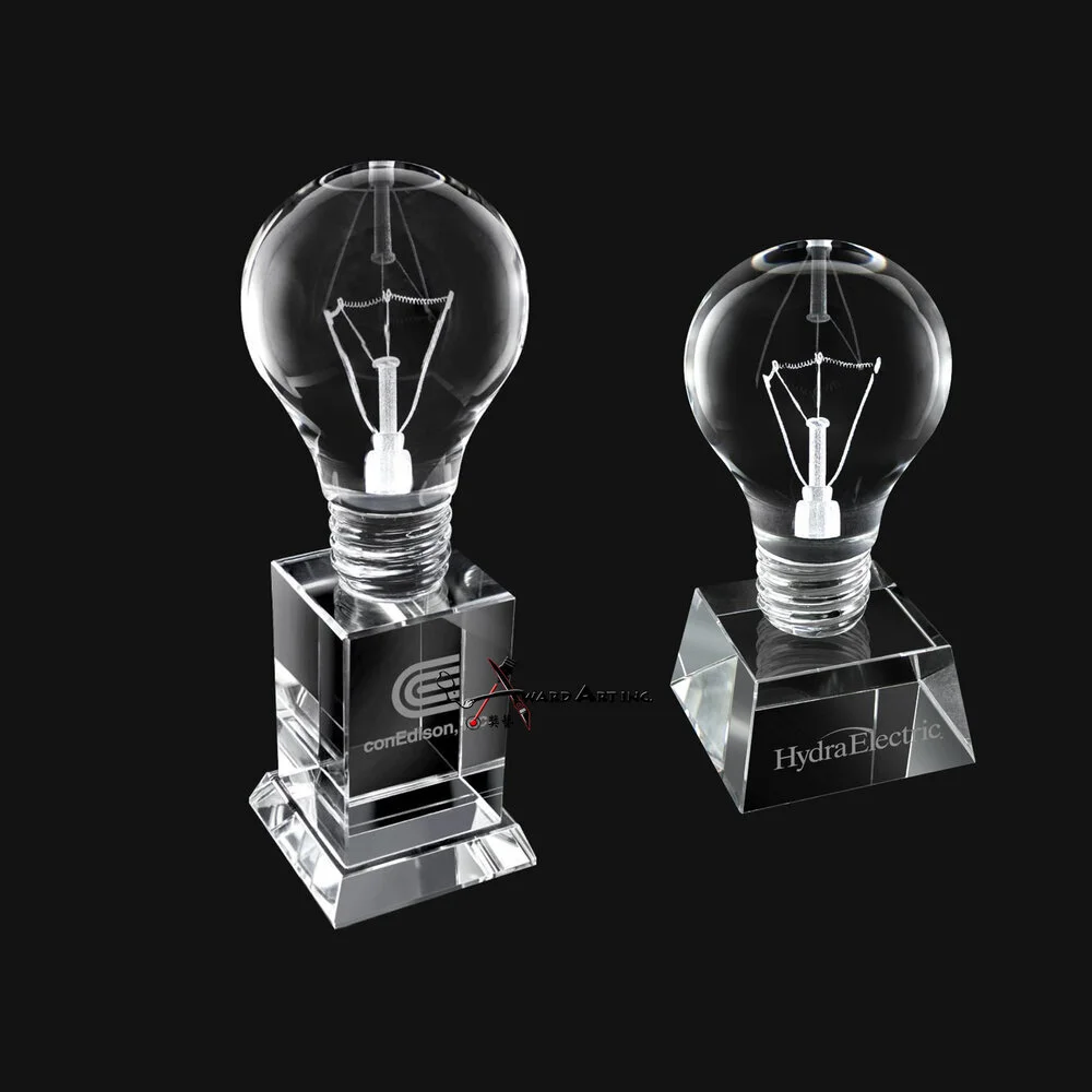 Customized Desktop GLASS & CRYSTAL Awards of vary Shapes and Themes for ...