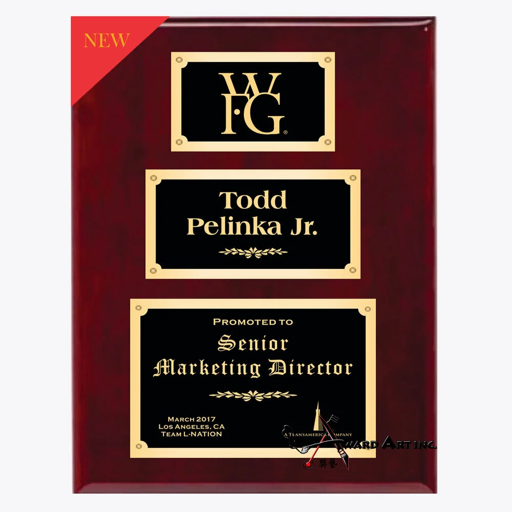 WFG Promotional Plaques- Your Own Team Associate, Senior Associate ...
