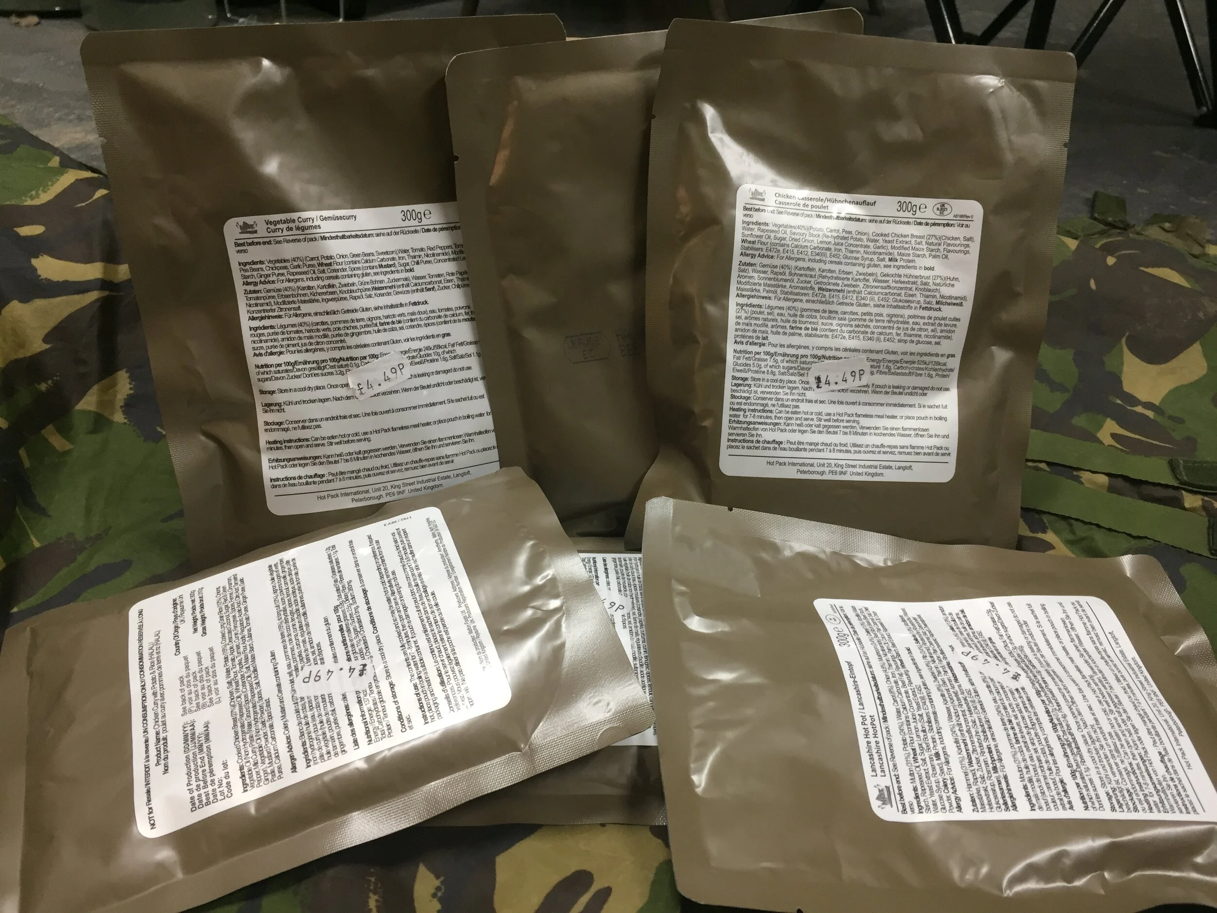 Best range of British Military MRE pouches and heater packs — The Bug ...