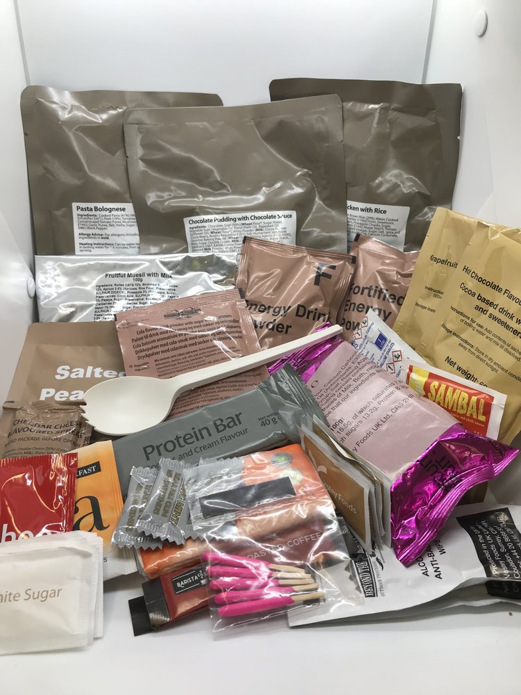Genuine British Military Ration packs, single bags or bulk buy. — The ...