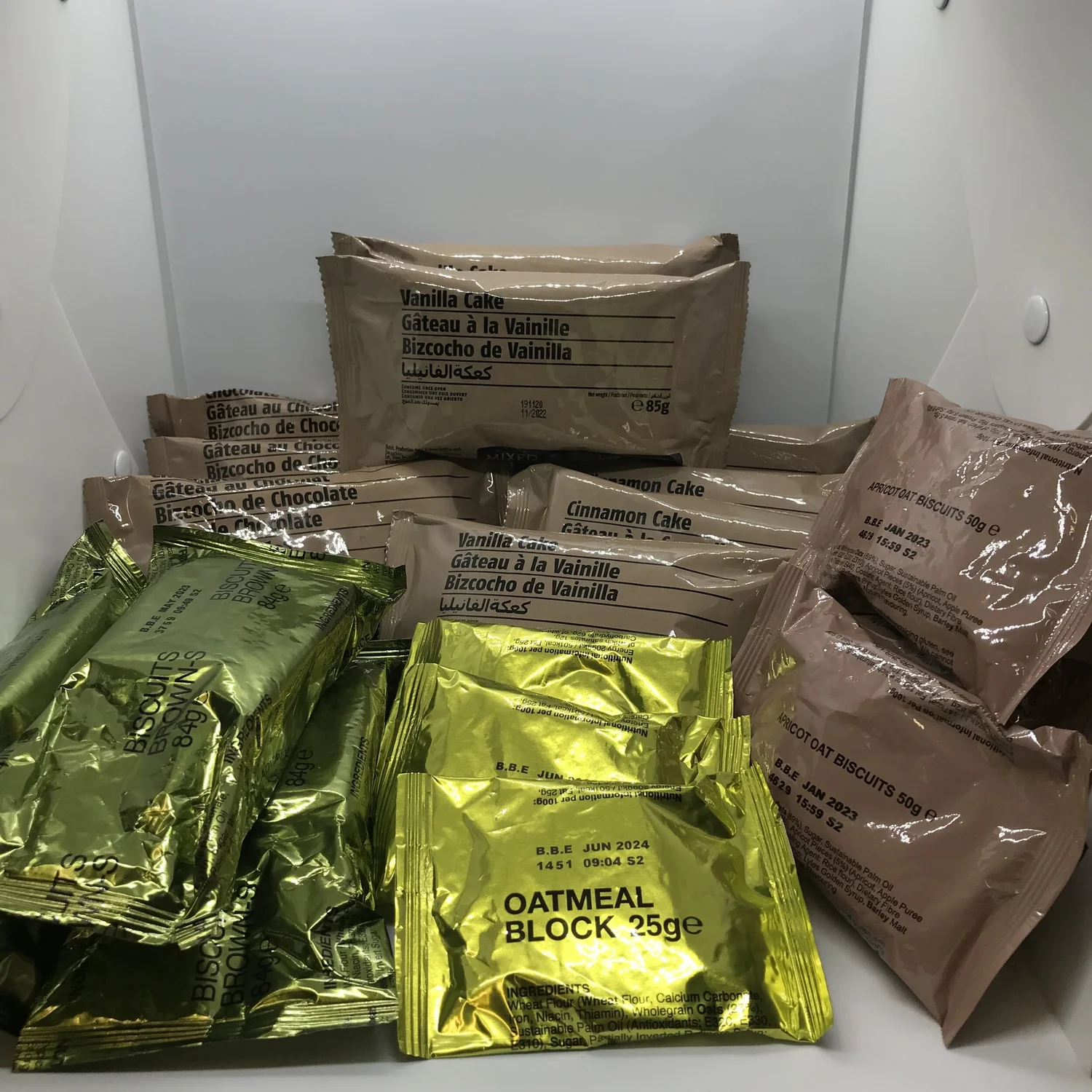 British Army Ration Pack Snacks and Drink packs — The Bug Out Prepper ...