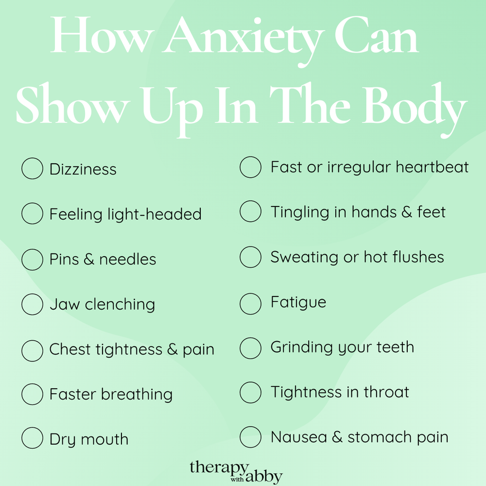 Why Does Anxiety Cause Physical Symptoms? — Therapy with Abby