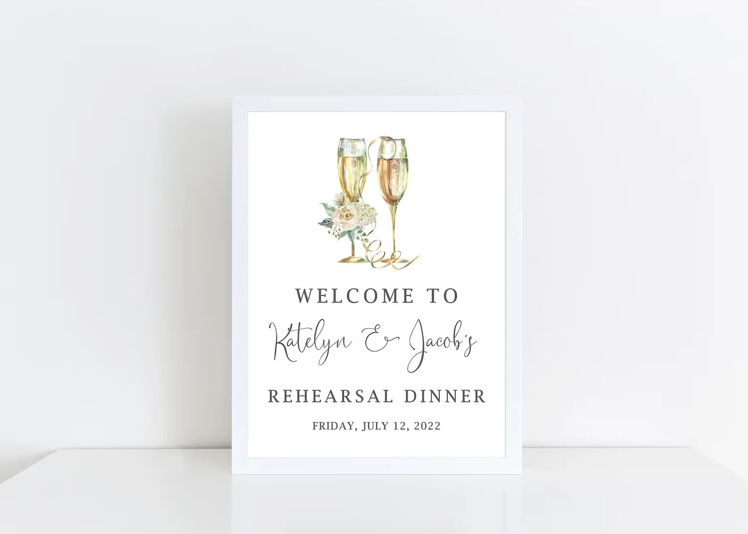 Wedding Rehearsal Dinner Welcome Signs, Signage, Bar Menus & More ...