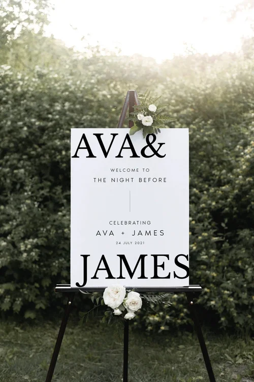 Wedding Rehearsal Dinner Welcome Signs, Signage, Bar Menus & More ...