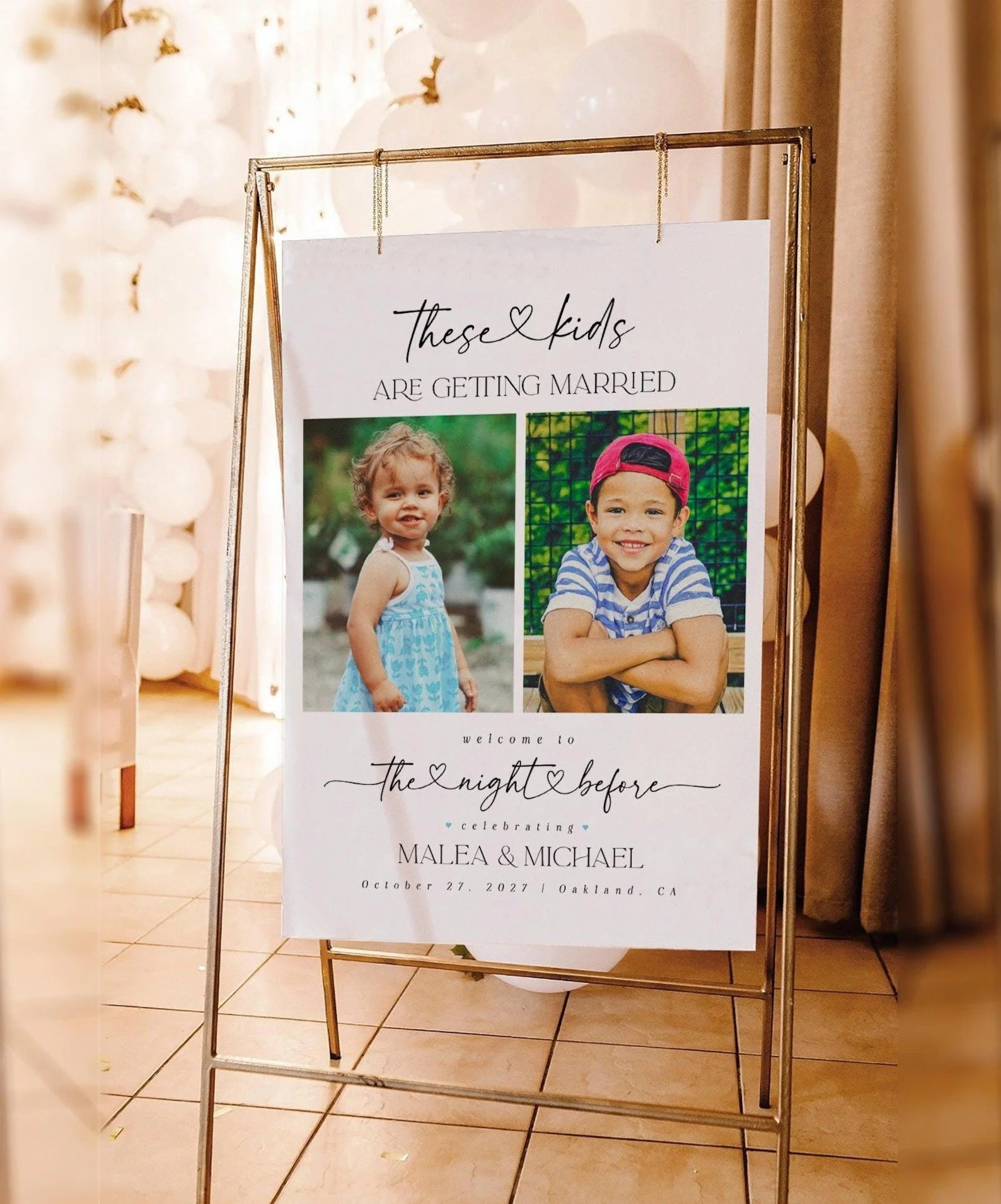 Rehearsal Dinner Welcome Signs & Bar Signage Ideas — Wedding Rehearsal ...