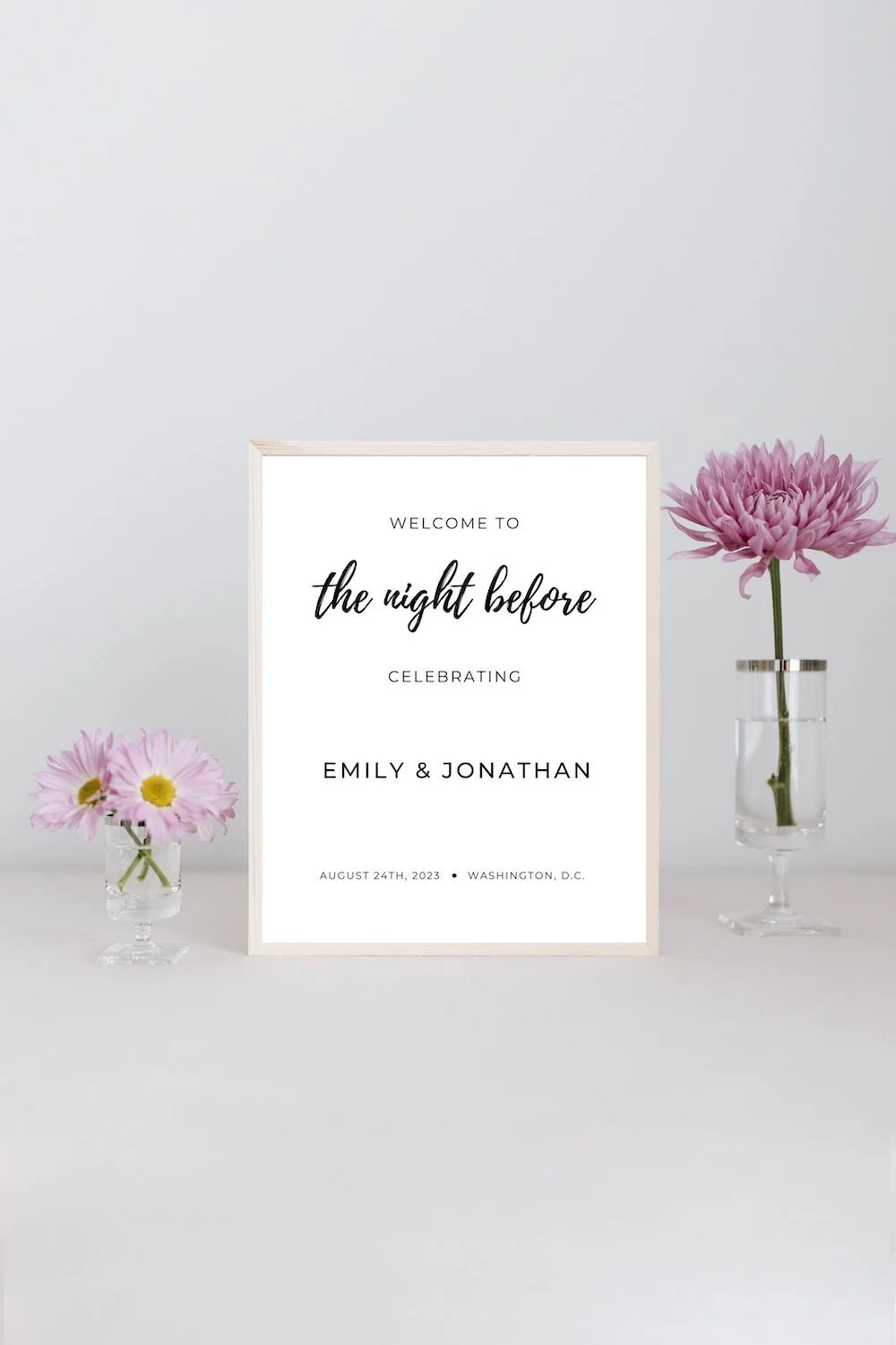 Rehearsal Dinner Welcome Signs & Bar Signage Ideas — Wedding Rehearsal ...