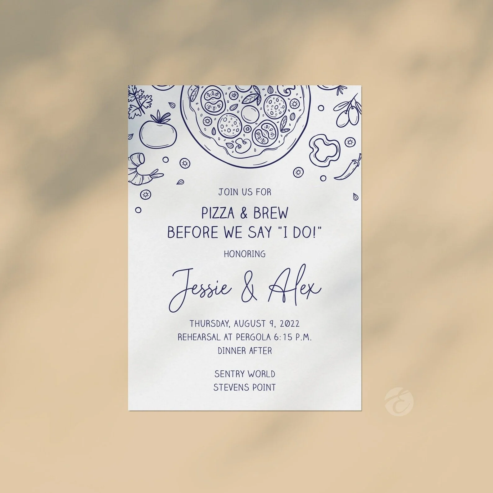 Pizza Themed Rehearsal Dinner Ideas & Inspiration — Wedding Rehearsal ...