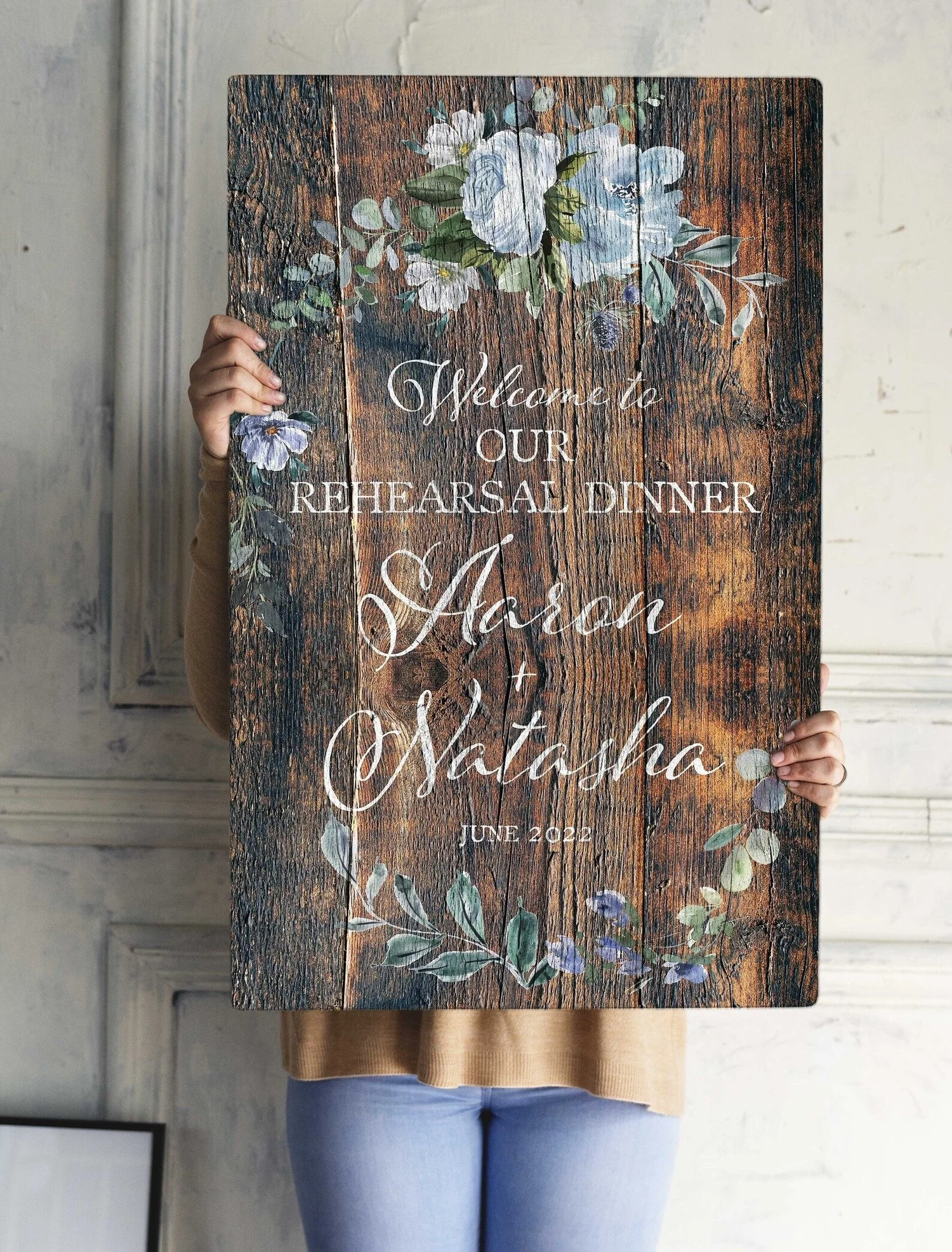 Rehearsal Dinner Welcome Signs & Bar Signage Ideas — Wedding Rehearsal ...