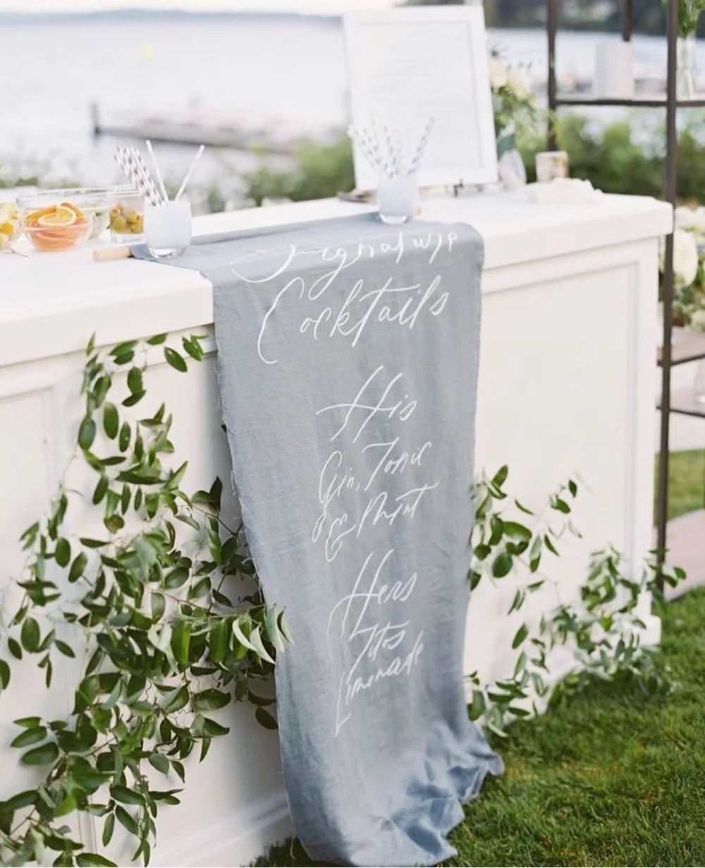 Wedding Rehearsal Dinner Bar Ideas, Personalized Napkins, Menus & Cups ...