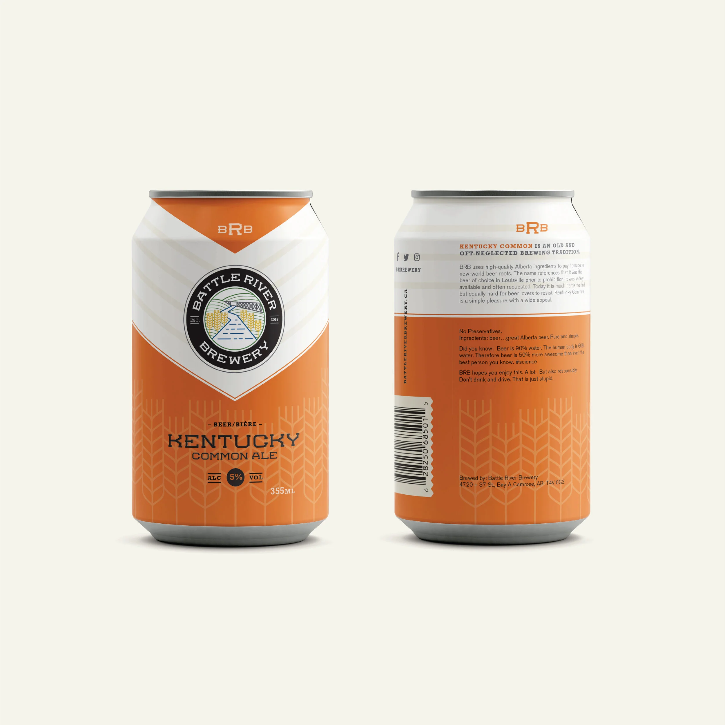 Battle River Brewery Branding & Packaging — Graphic Design | Lianne ...