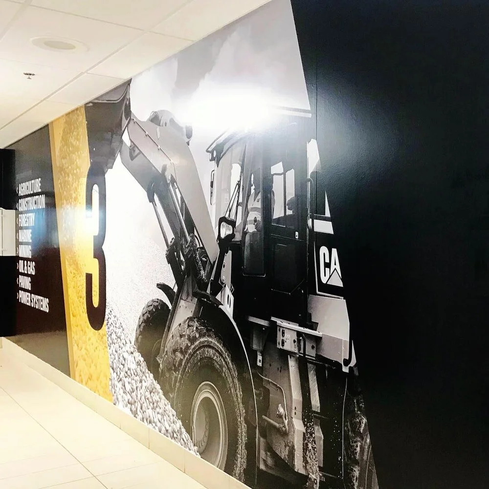 Finning Wall Murals — Graphic Design | Lianne Charlene Creative ...