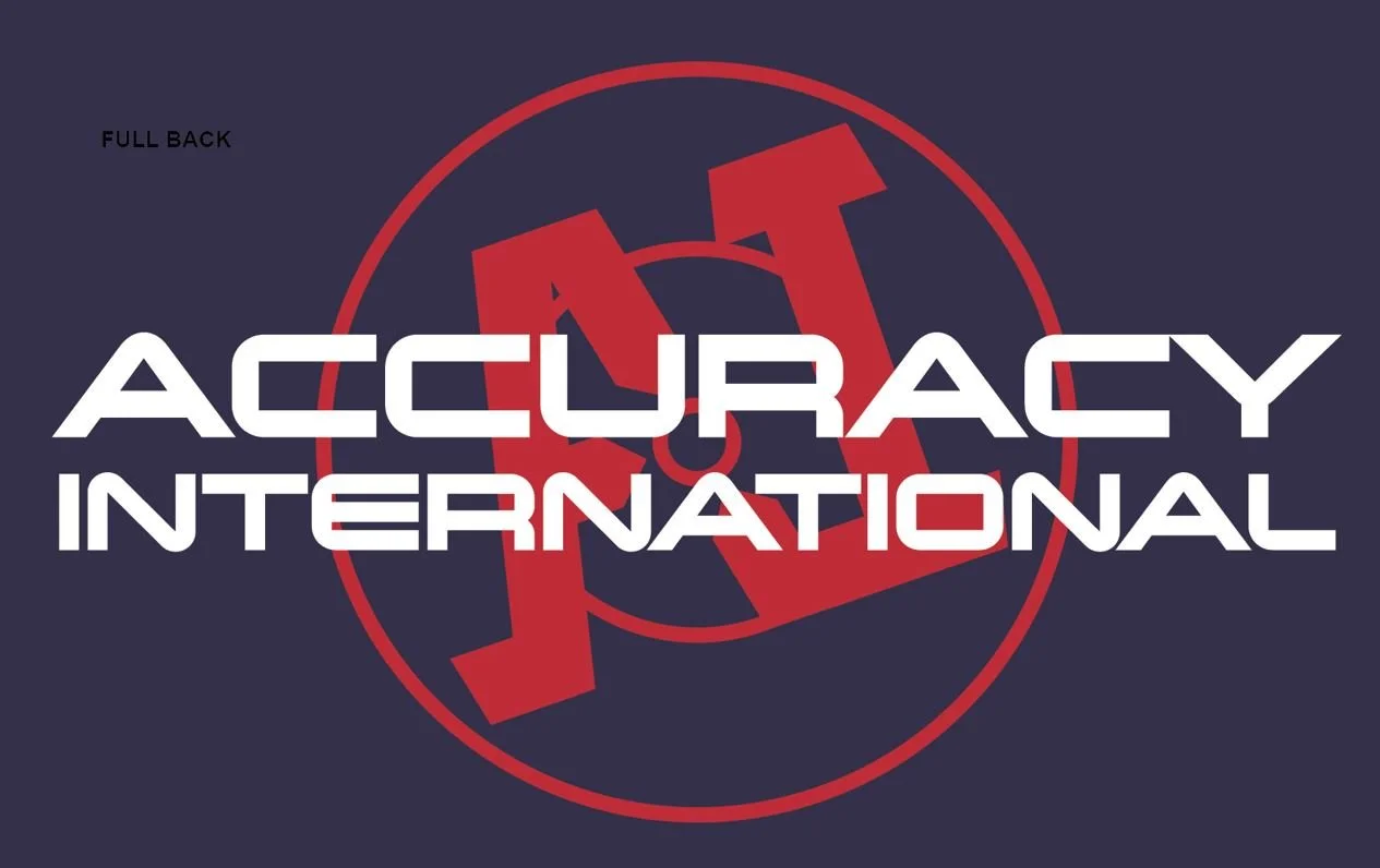 Accuracy International Logo AI Range Sun Hoodie Navy | Delta