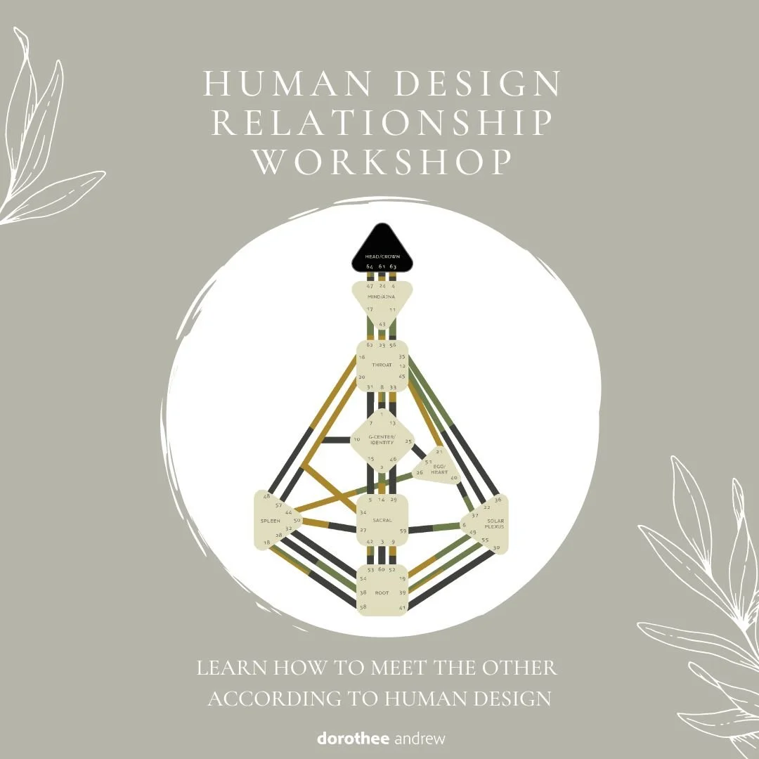 Human Design Guide/Reading — dorothee andrew