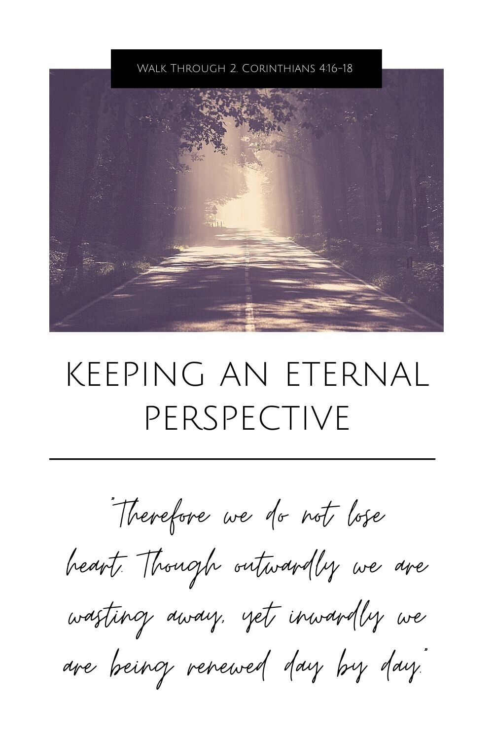 Keeping An Eternal Perspective — Scripture Confident Living