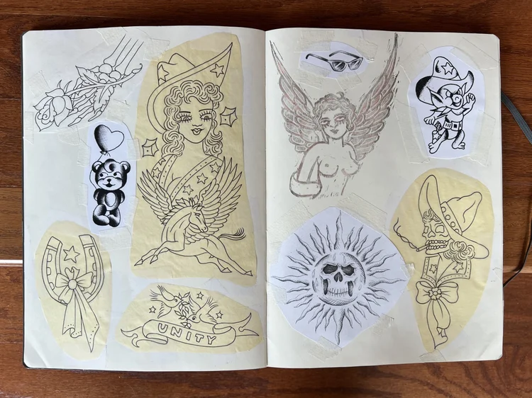 Flash Cherubs Tattoo