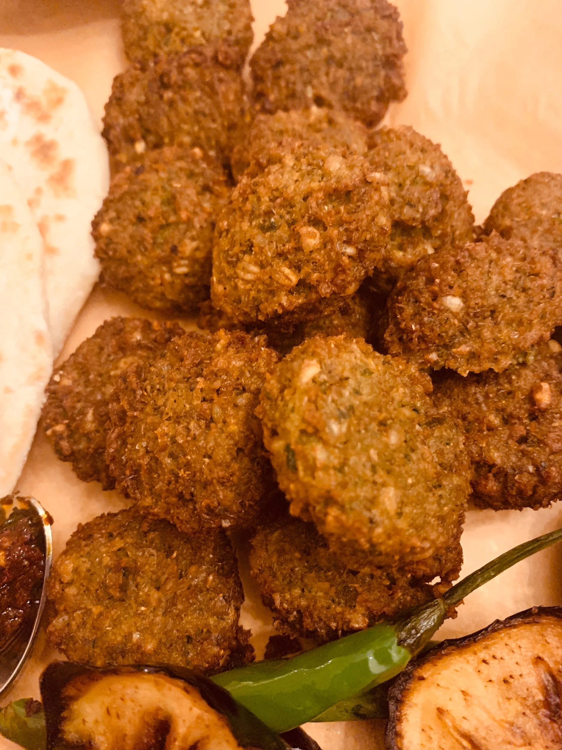 Green Lentil and Freekeh Falafel — Moroccan Mommy