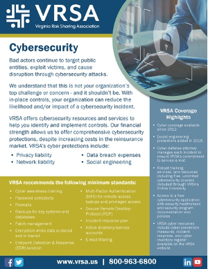 VRSA supports Virginia Women’s Municipal Leadership Institute and VLGMA ...