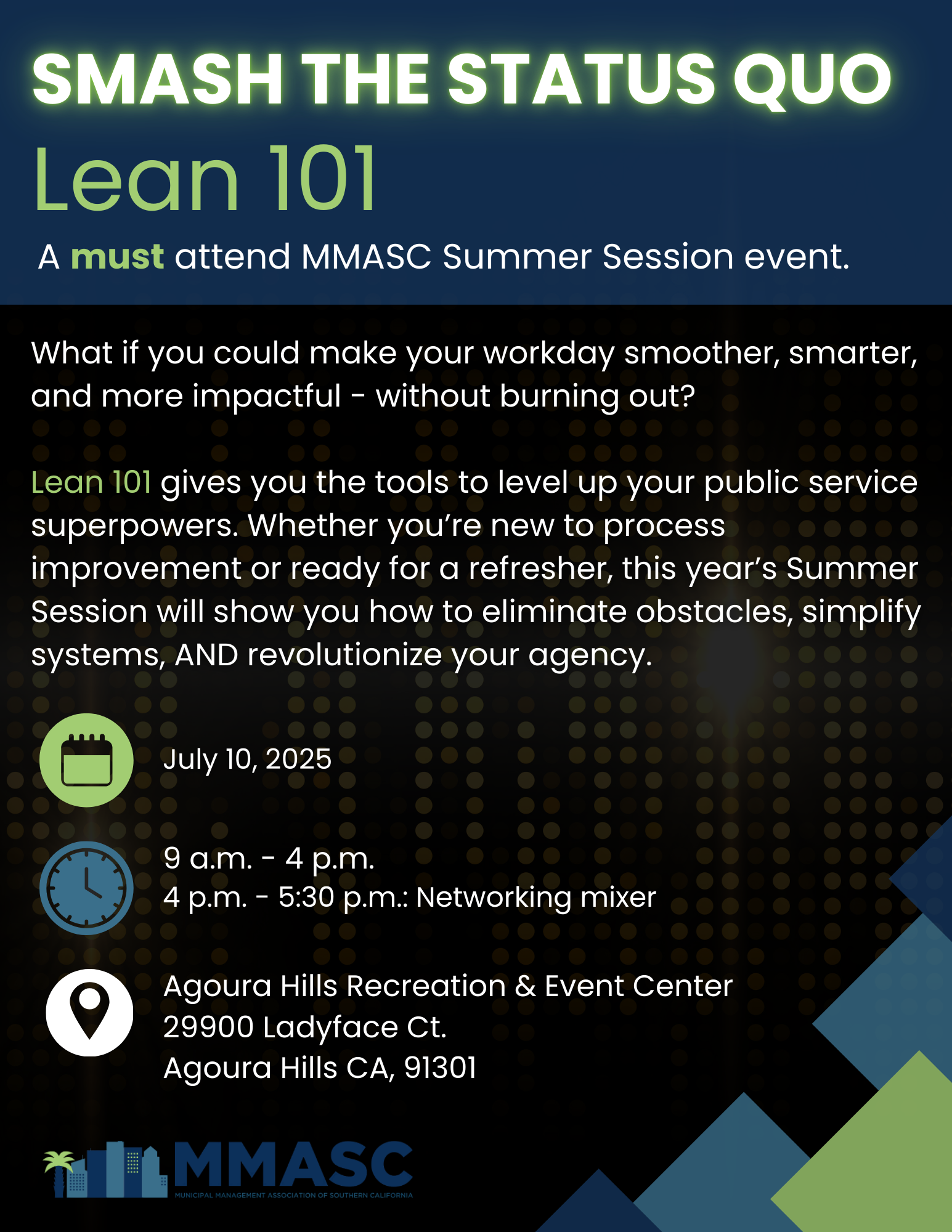 2025 MMASC Summer Session — California Local Government Management ...