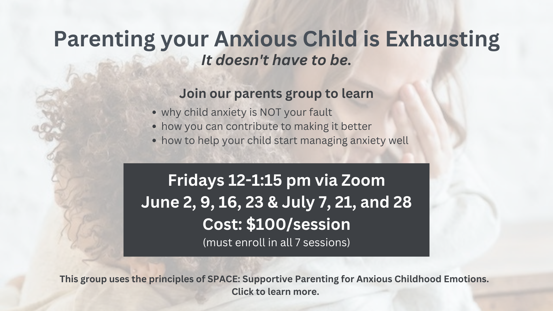 SPACE Camp: A Parenting Group for Parents of Anxious Kids | Better ...