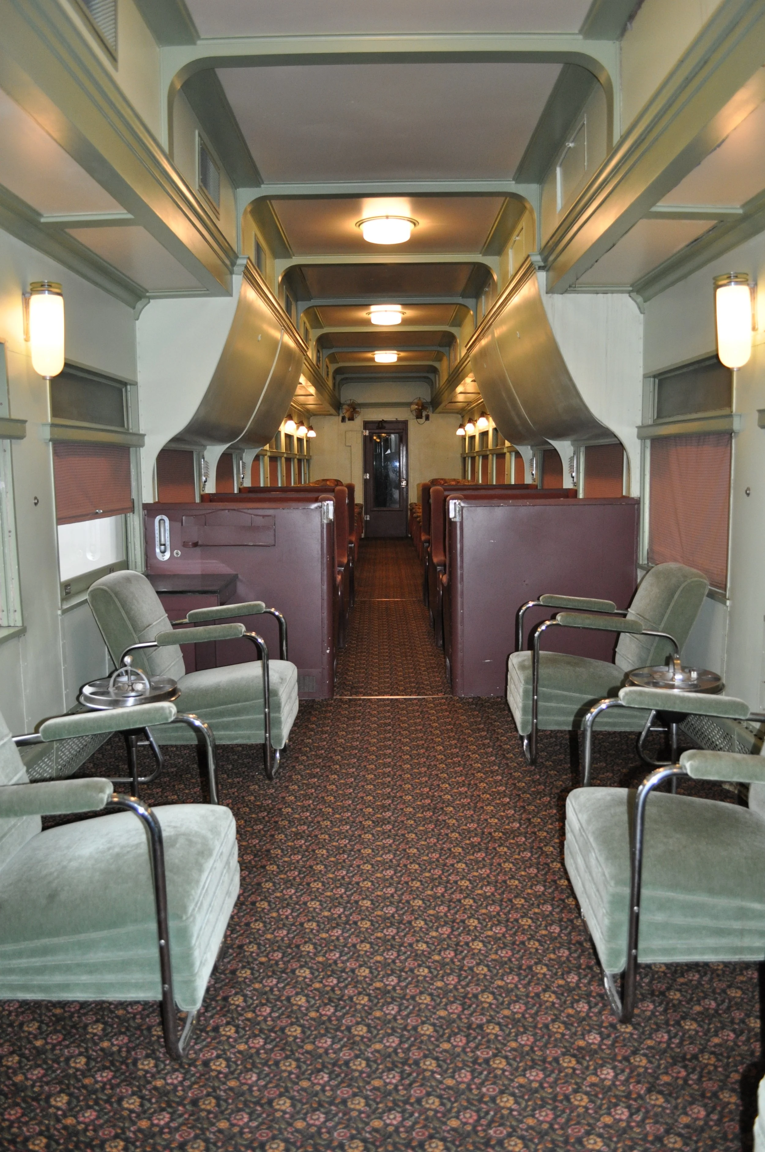 1914 Santa Fe Parlor Club Car — Museum of the American Railroad