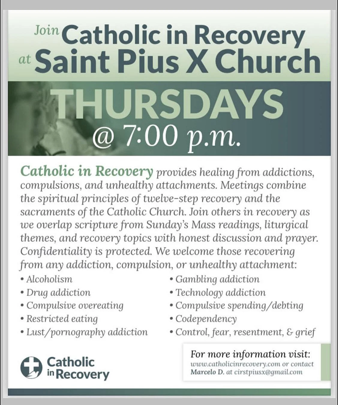 Christian Formation & Community Life — Saint Peter Catholic Church