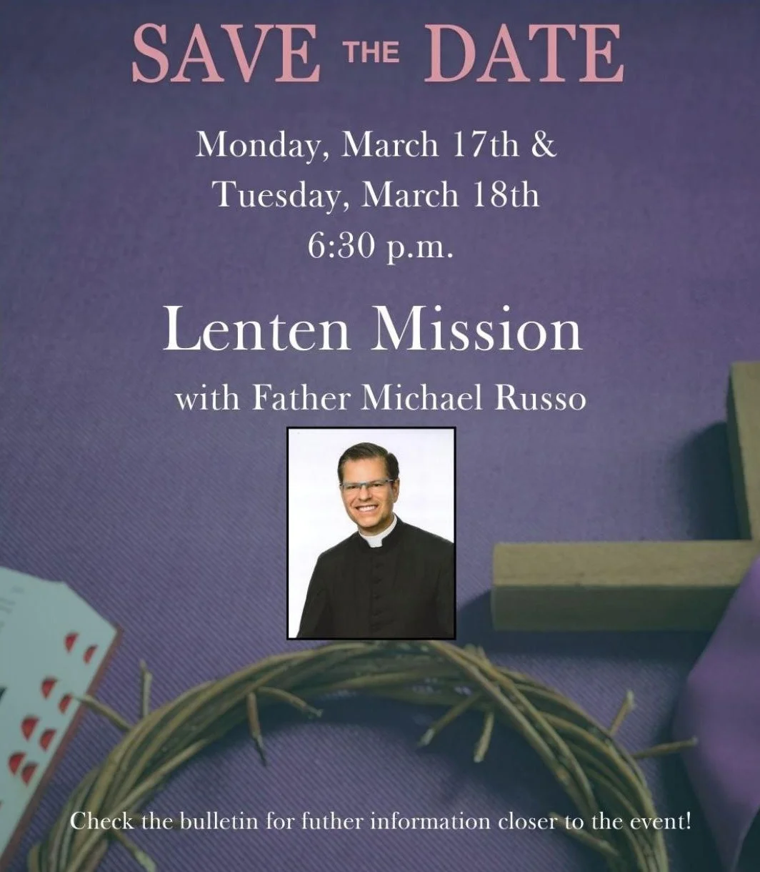 Spiritual Life & Worship — Saint Peter Catholic Church