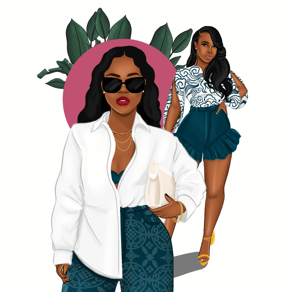 Glam Marks Illustration