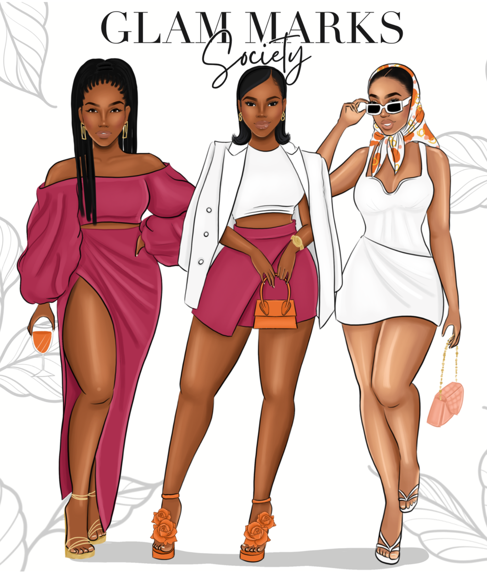 Glam Marks Illustration